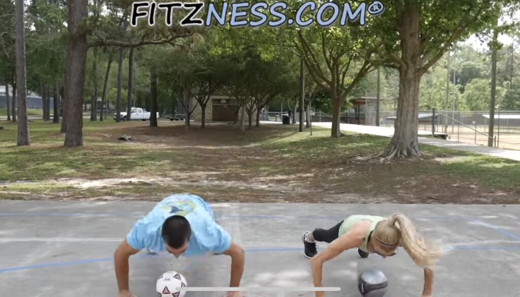 Burpees with Ball - Fitzness.com
